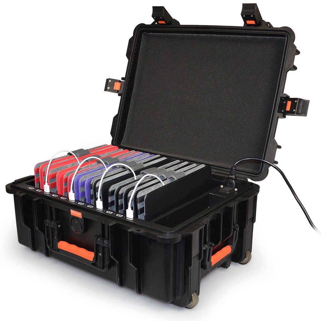 Port Designs Charging Trolley for 15 Tablets, Mobile Phones & Gadgets ...