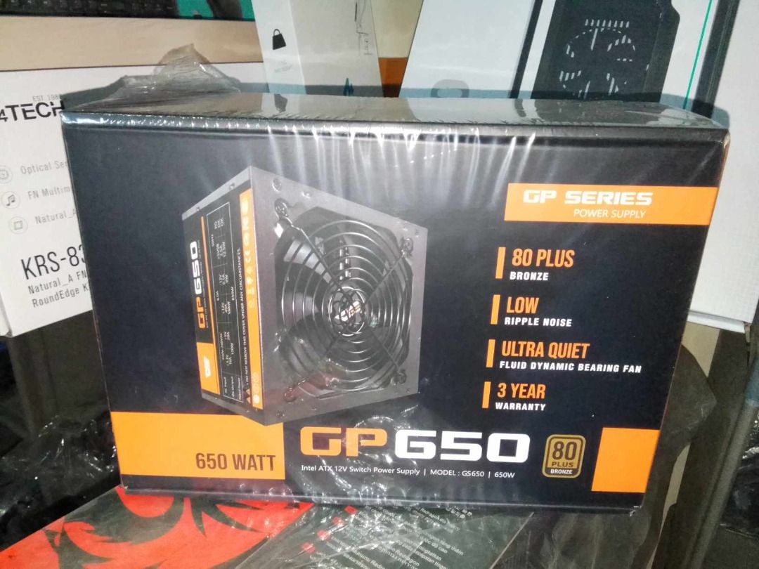 Power Supply DarkFlash GP650 80 Plus Bronze 650W ATX PSU, Computers ...