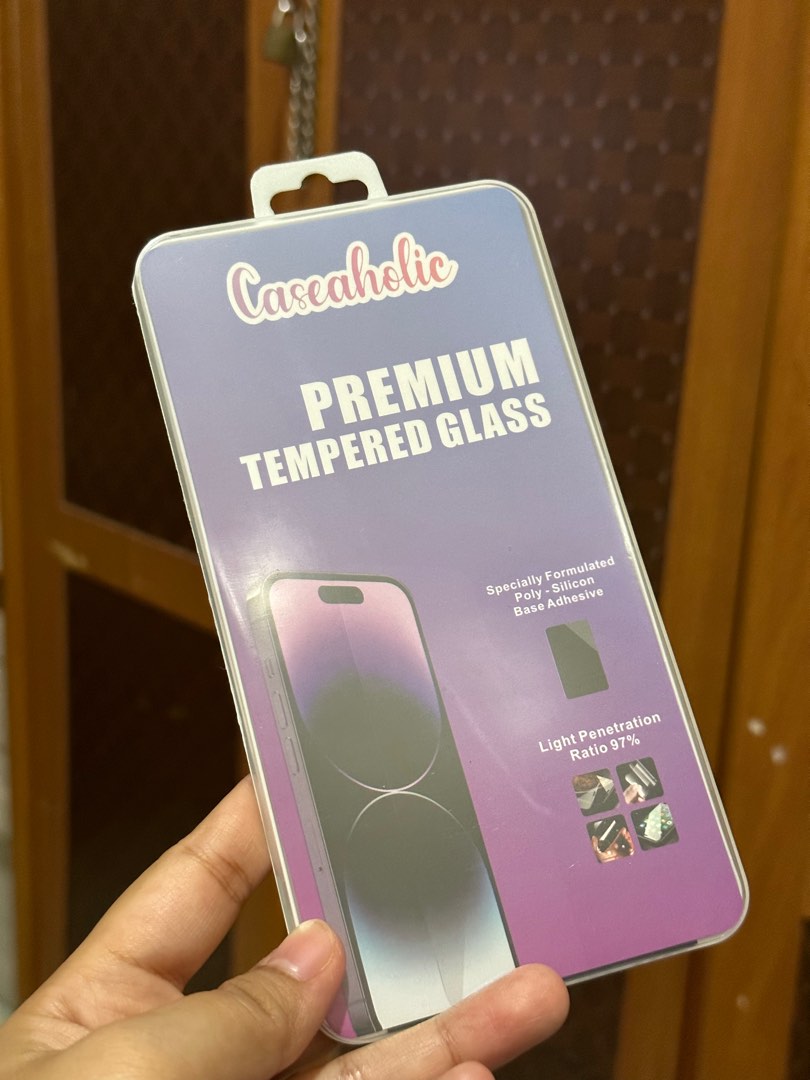 Premium tempered glass caseaholic, Mobile Phones & Gadgets, Mobile ...