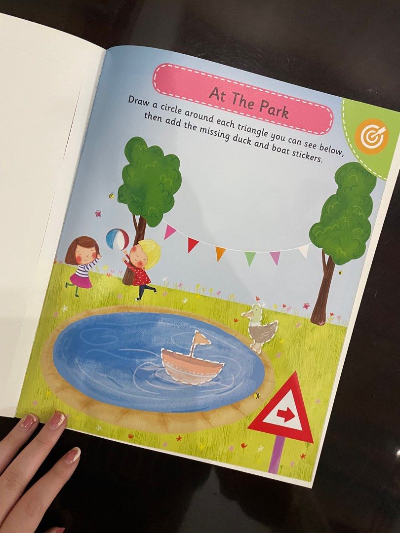 Preschool shapes sticker book, Buku & Alat Tulis, Buku Anak-Anak di ...