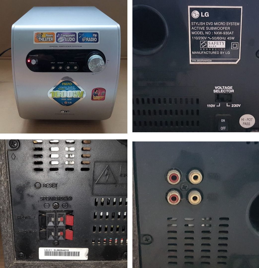 Professional LG Soundbar System, LG Extreme Bass Sound Speaker System, NW-930AT, Built-in ...