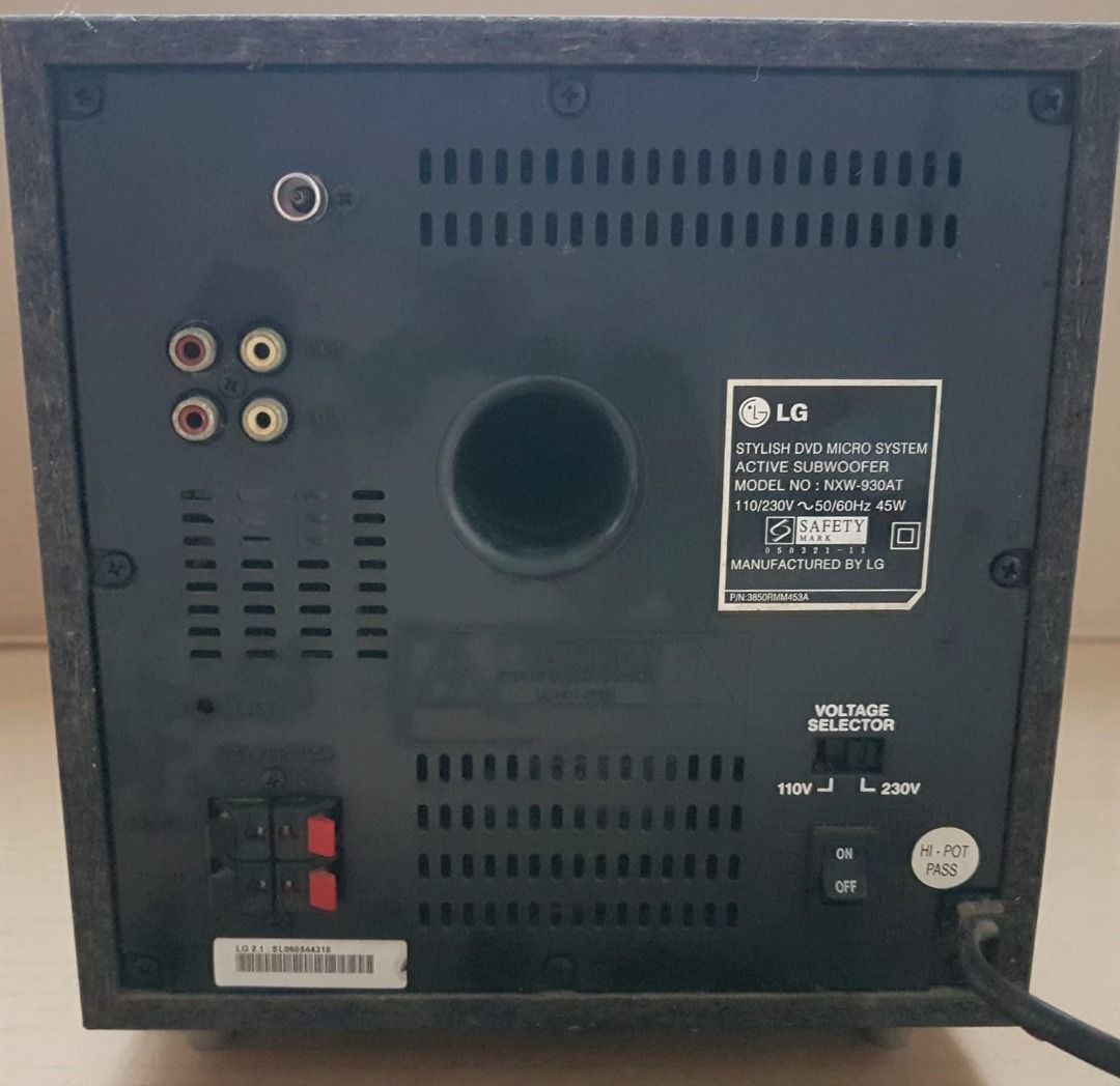 Professional LG Soundbar System, LG Extreme Bass Sound Speaker System, NW-930AT, Built-in ...