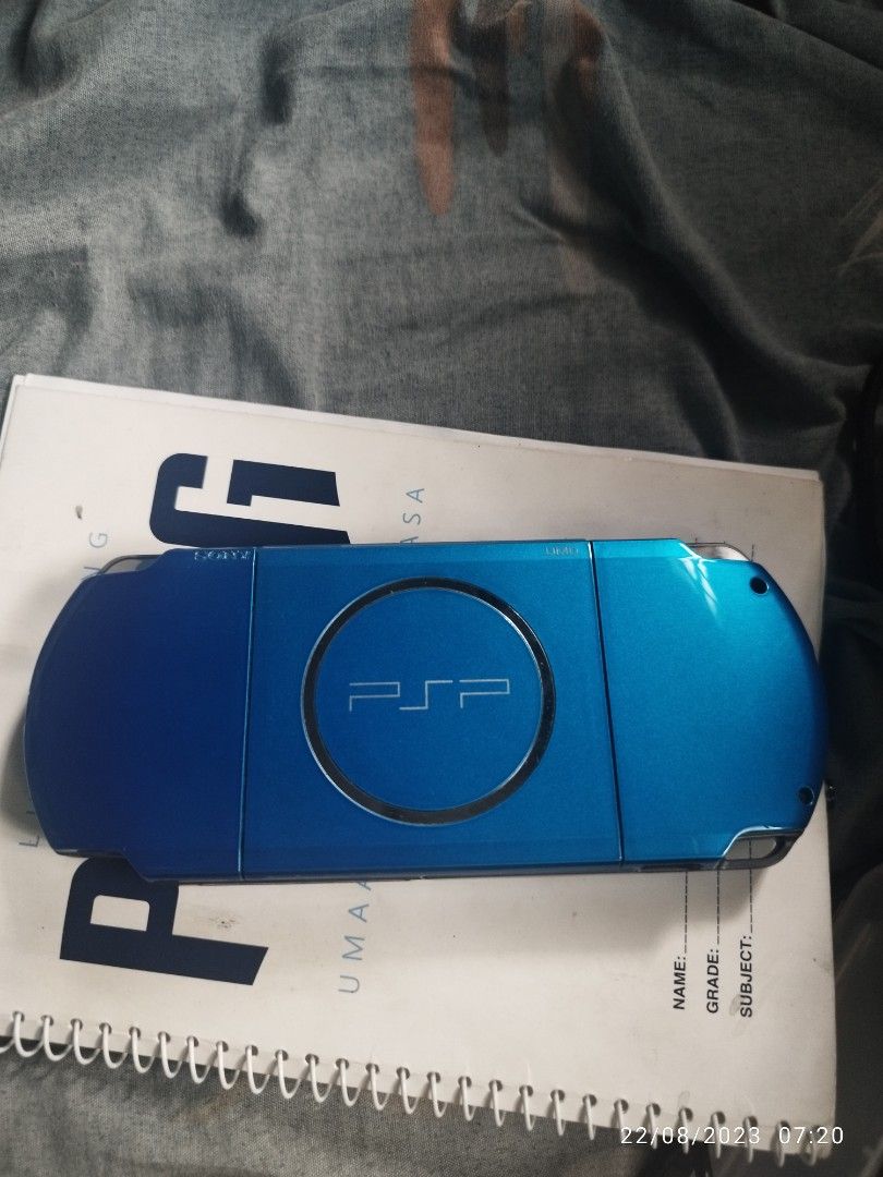 PSP 3000 Red&black edition and Blue, Video Gaming, Video Game Consoles, PlayStation on Carousell