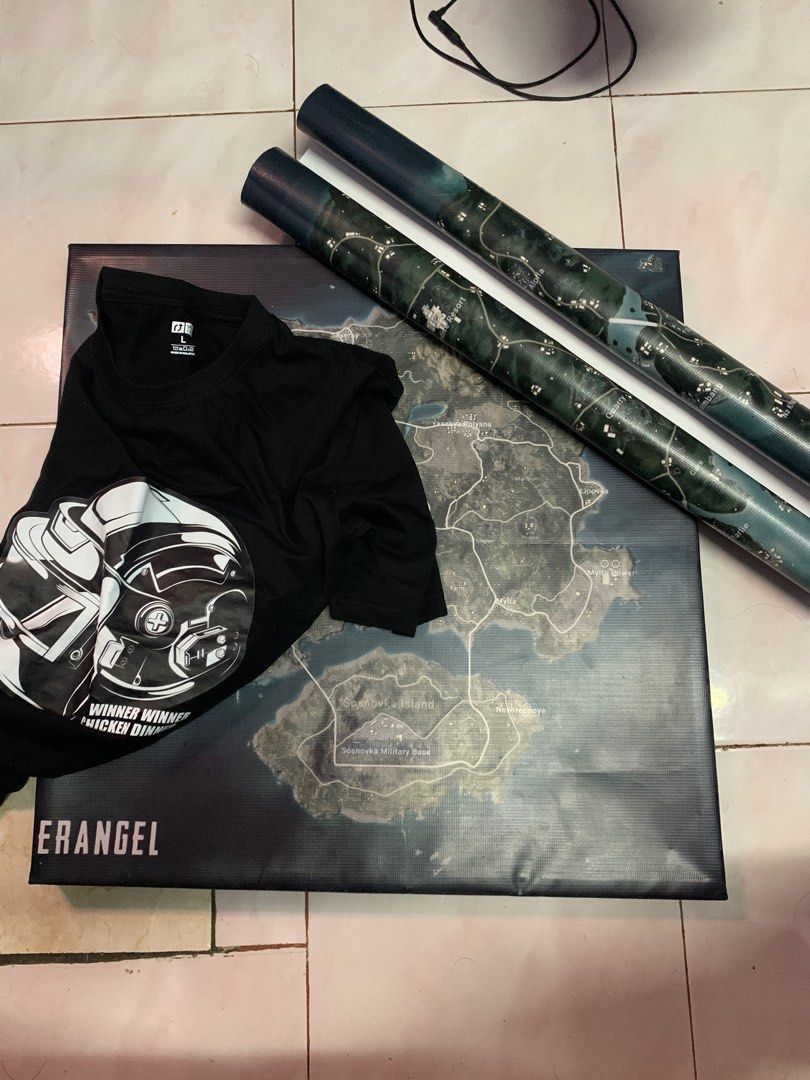 PUBG Map Erangel frame 25x25 inch, PUBG Map Sanhok scroll 25x25 inch ...