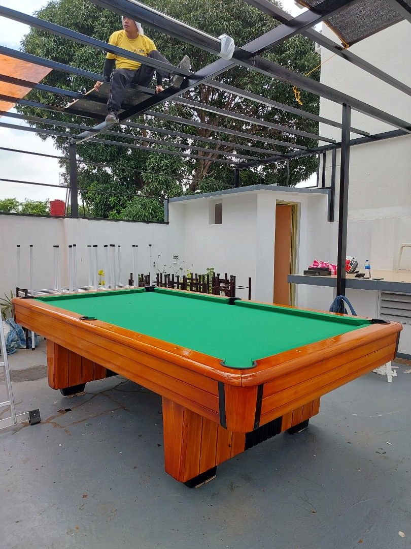 PUYAT STYLE ITALIAN SLATE STANDARD BILLIARD TABLE, Sports Equipment ...