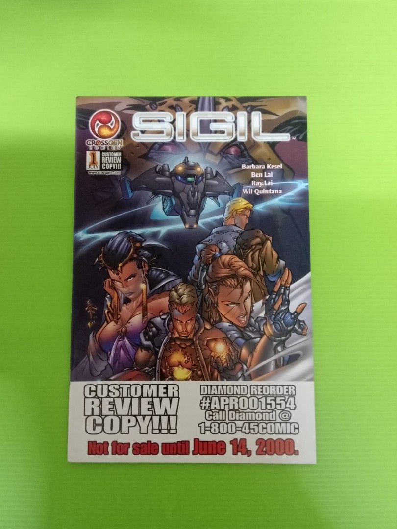Rare Issue ! Sigil #1 ( Ben Lai - Cover Art ) CrossGen Comics, Hobbies ...