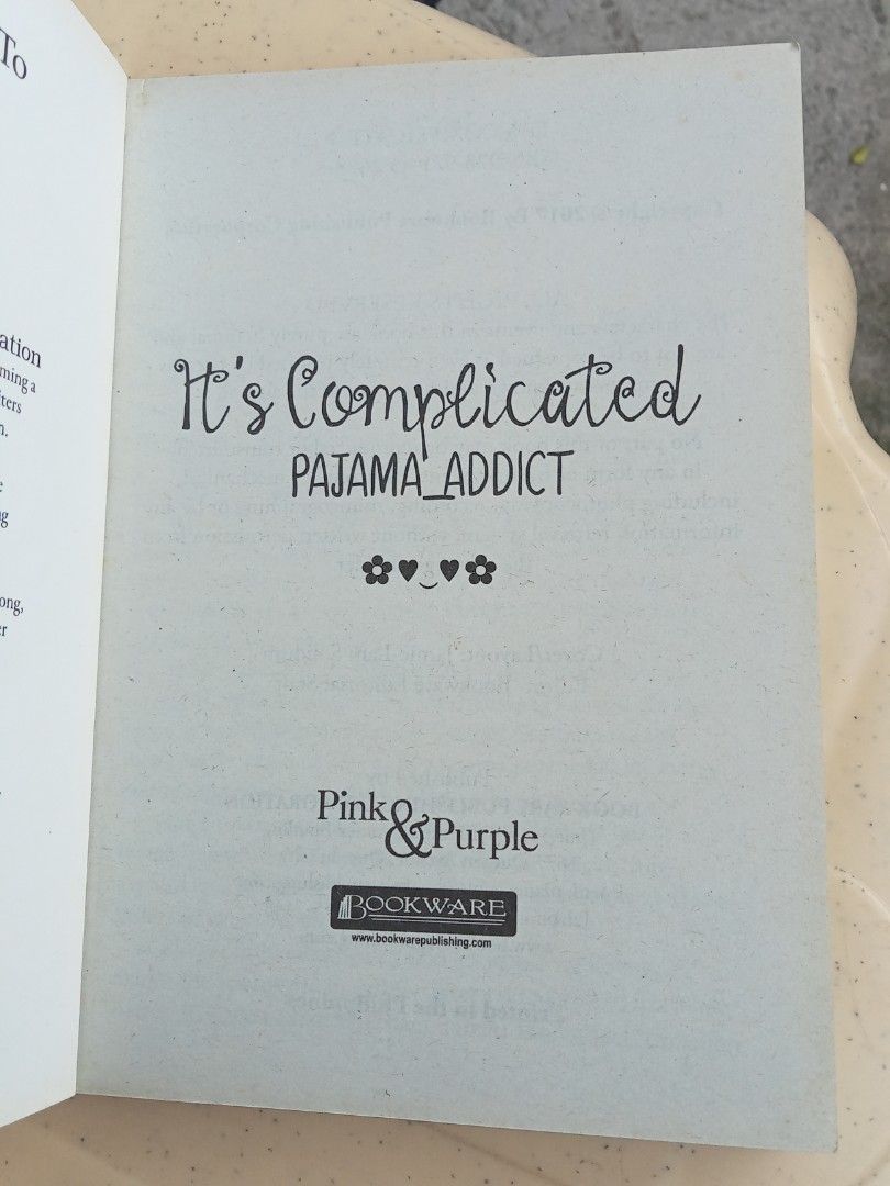 (RARE) IT'S COMPLICATED by PAJAMA_ADDICT (WATTPAD BOOK) FIRST PRINTING ...
