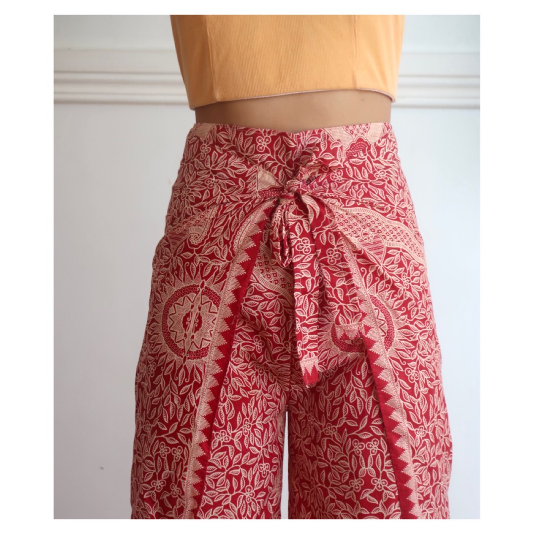Batik Culottes, Women's Fashion, Bottoms, Other Bottoms on Carousell