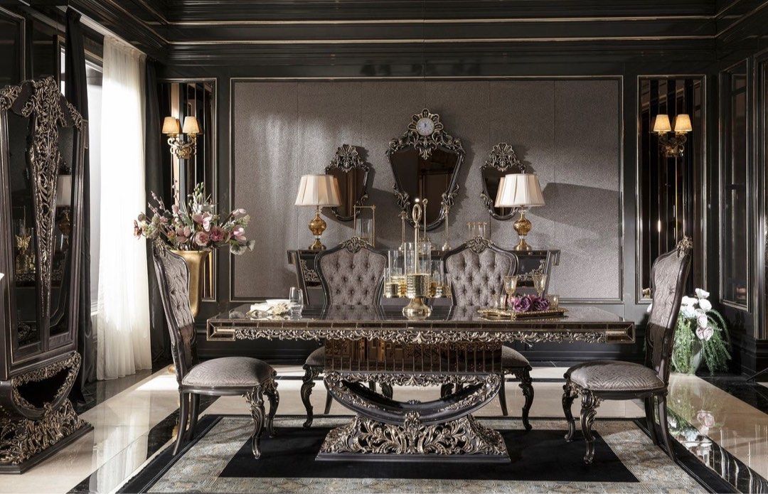 REGAL NOBLE Dining Set | Dining Table & Chair, Furniture & Home Living ...