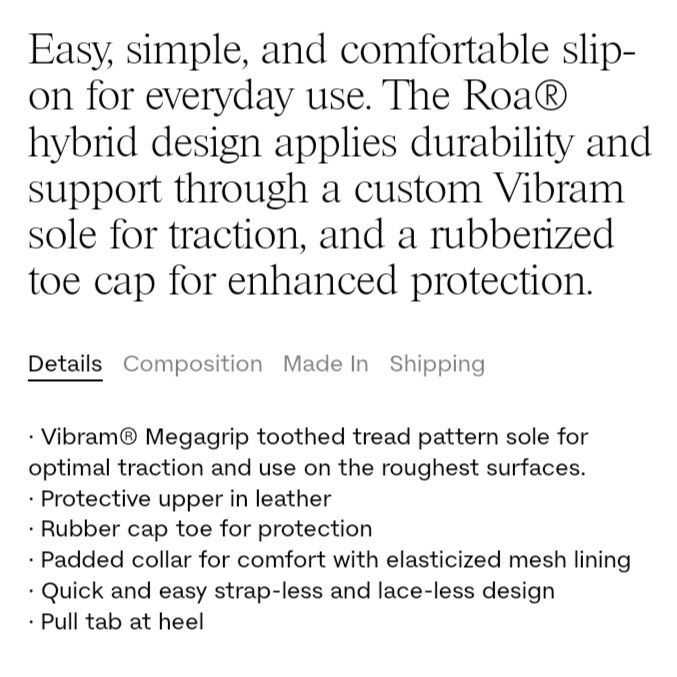 ROA Hiking Slip On (Black & Taupe), Men's Fashion, Footwear, Sneakers ...