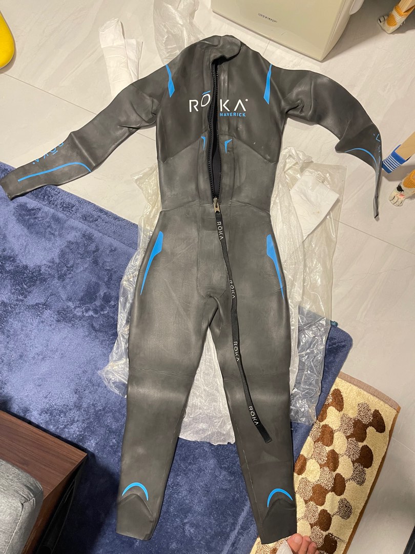 Roka maverick full wetsuit size S, Sports Equipment, Sports & Games ...