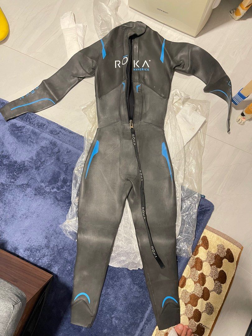 Roka maverick full wetsuit size S, Sports Equipment, Sports & Games ...