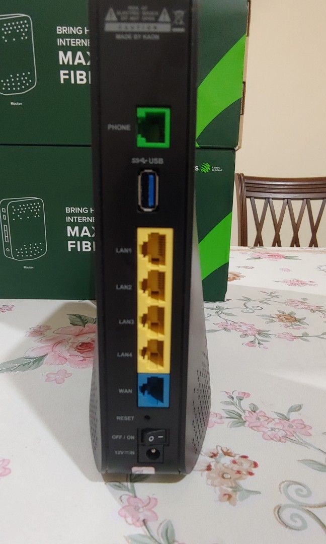 Router Wifi 6 Kaon model AR2140, Computers & Tech, Parts & Accessories ...