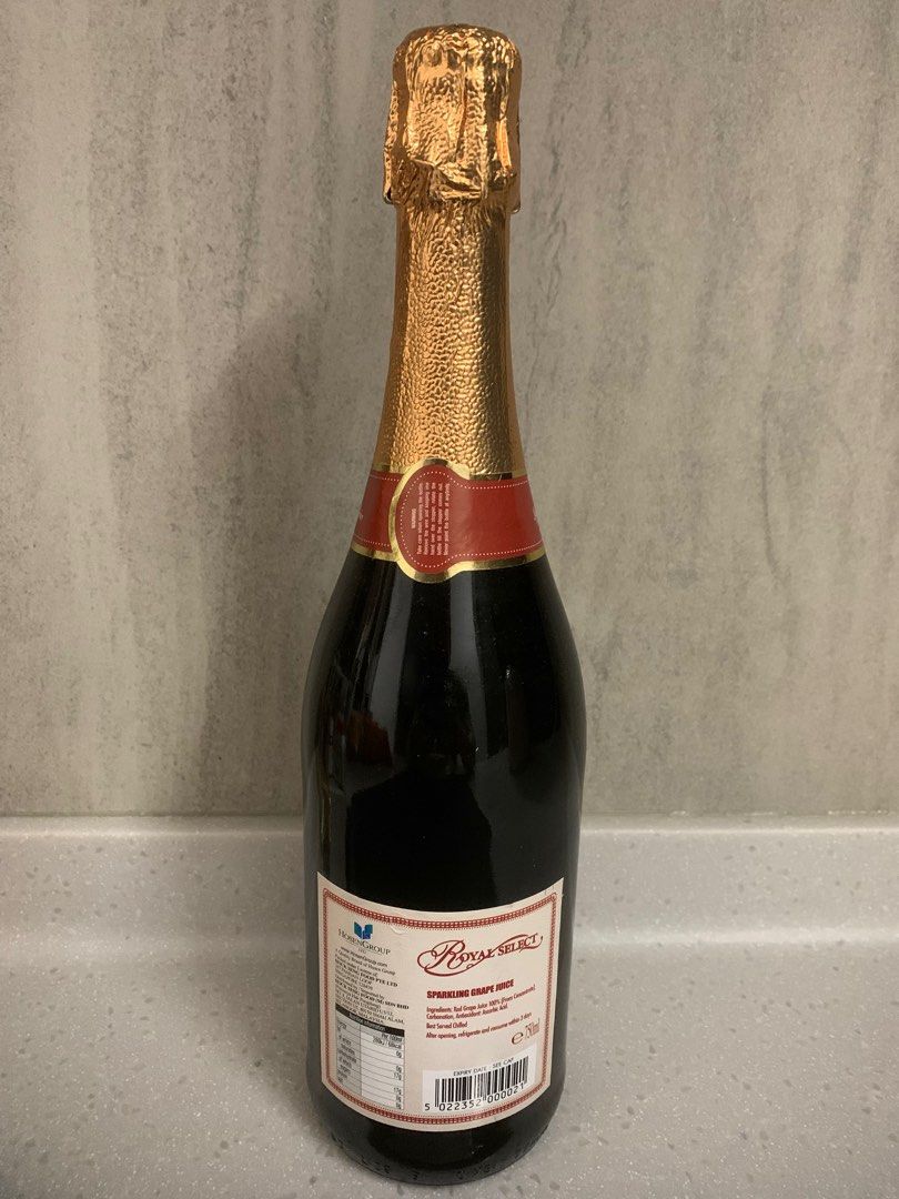 Royal Select Red Grape Sparkling Juice 750ml, Food & Drinks, Alcoholic ...
