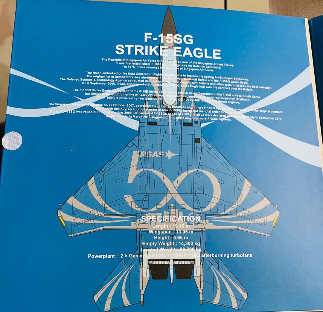 RSAF F-15SG Strike Eagle, Hobbies & Toys, Memorabilia & Collectibles ...
