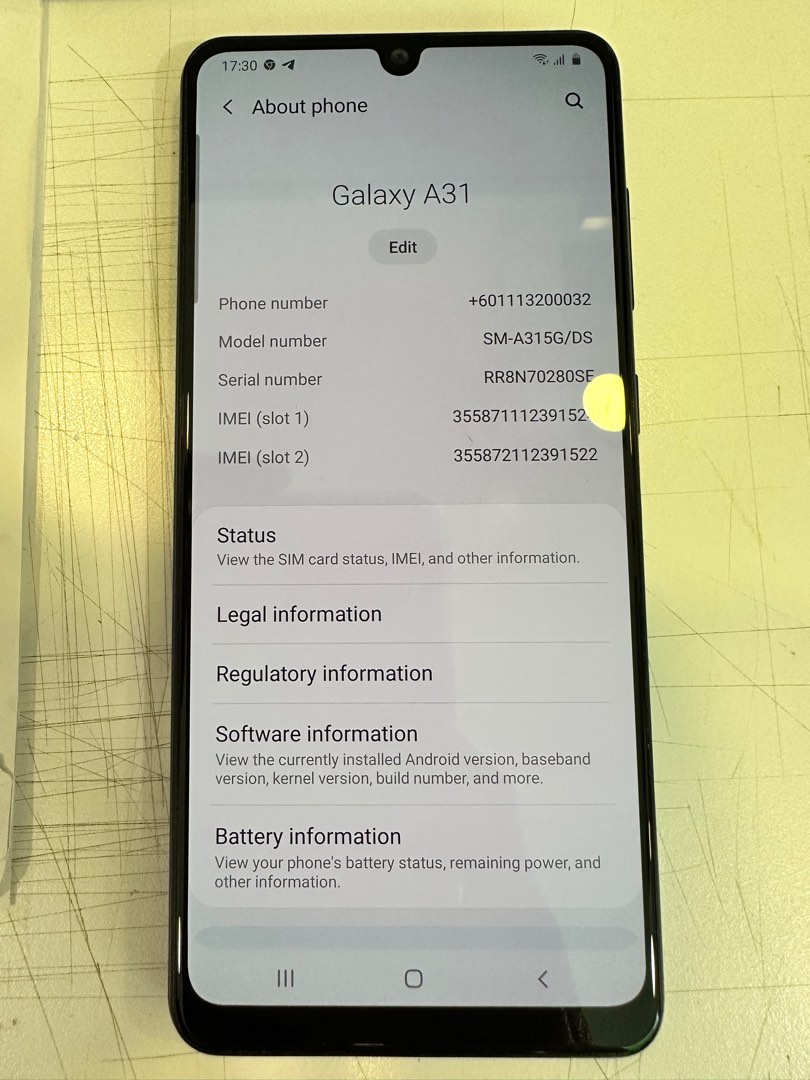 Samsung A31 Rm350, Mobile Phones & Gadgets, Mobile Phones, Android ...