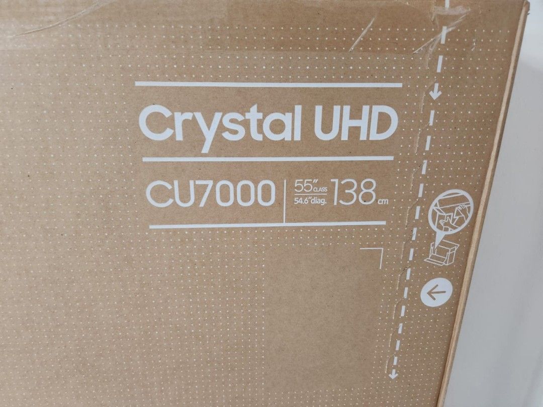 Samsung cu7000, 55" crystal UHD, TV & Home Appliances, TV ...