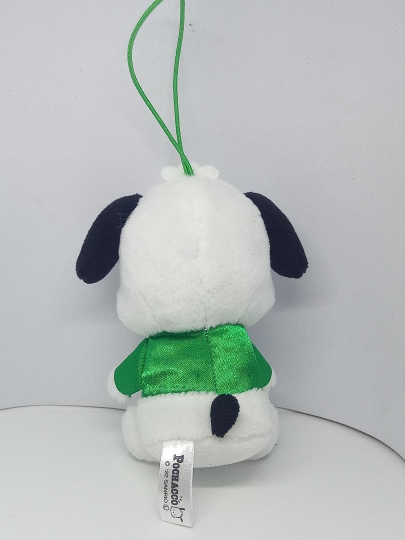 Sanrio Pochacco Green Color Suit Mascot Plush, Hobbies & Toys, Toys ...