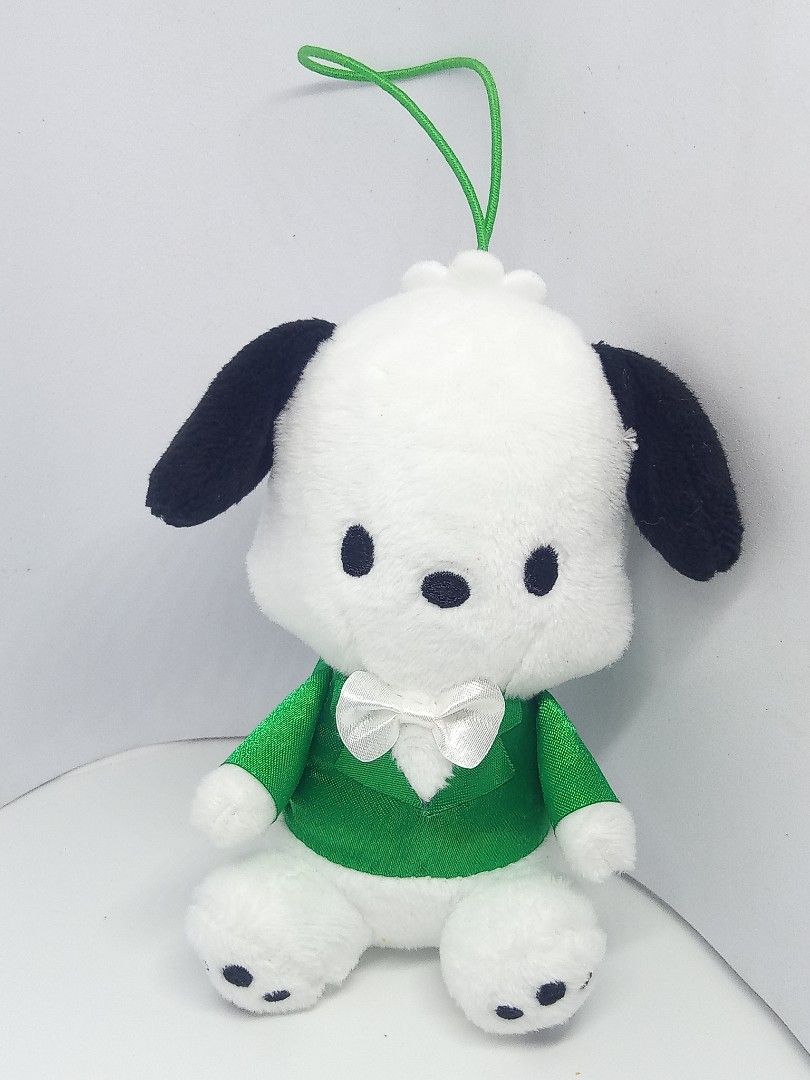 Sanrio Pochacco Green Color Suit Mascot Plush, Hobbies & Toys, Toys ...
