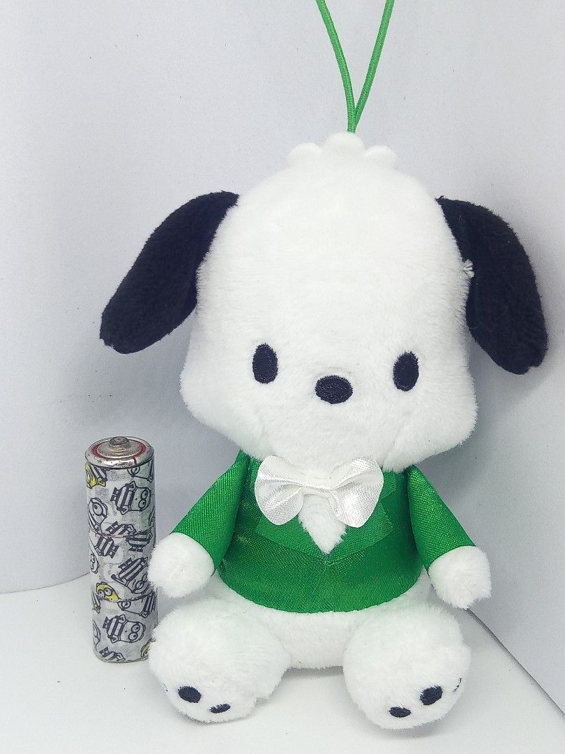Sanrio Pochacco Green Color Suit Mascot Plush, Hobbies & Toys, Toys ...