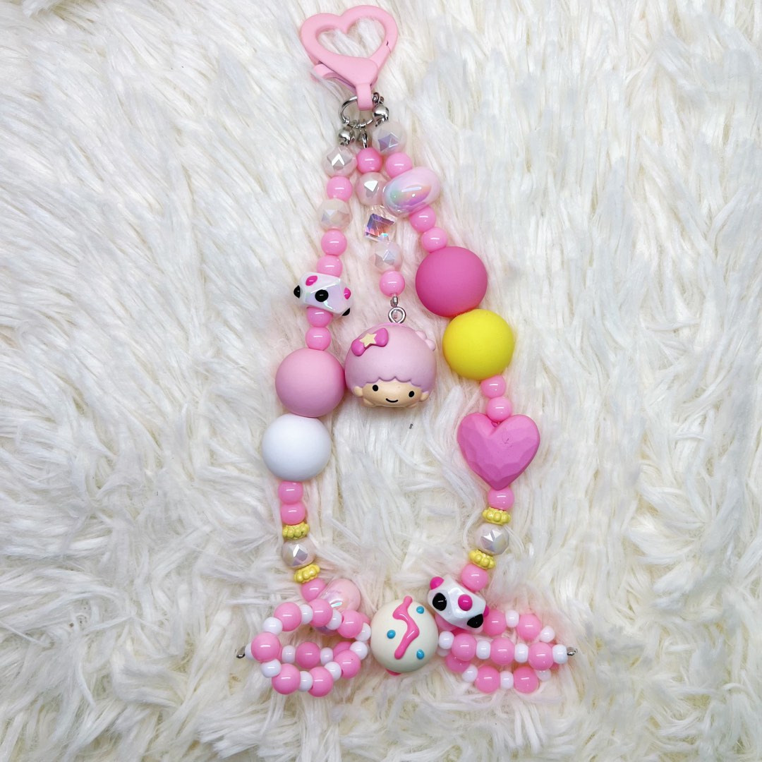 Sanrio Twins Star Kiki Phone Charm, Hobbies & Toys, Stationery & Craft ...