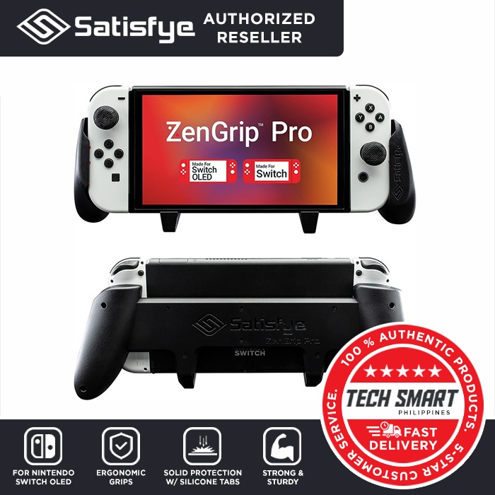 Satisfye - ZenGrip Pro Gen 3 OLED, a Switch Grip Compatible with ...