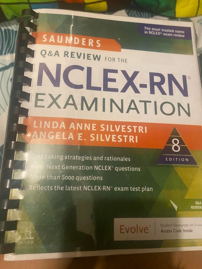saunders Q&A REVIEW for the NCLEX-rn examination black and white 8th ...