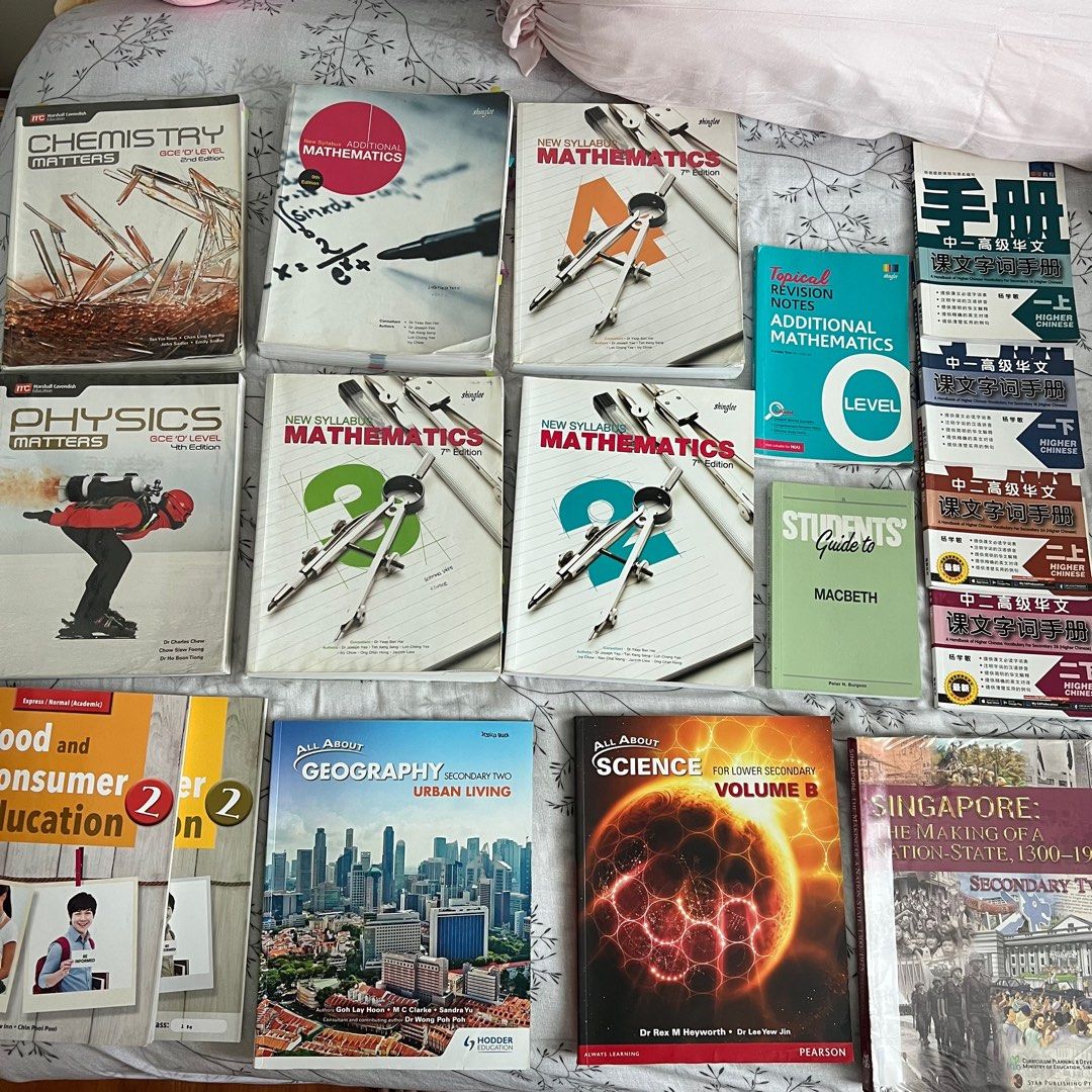 secondary school textbooks, Hobbies & Toys, Books & Magazines ...