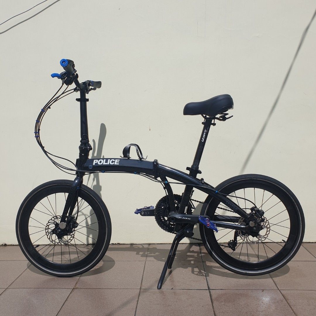 Sepeda Lipat Element Ecosmo Police 11 Speed FULL UPGRADE Shimano 105 ...