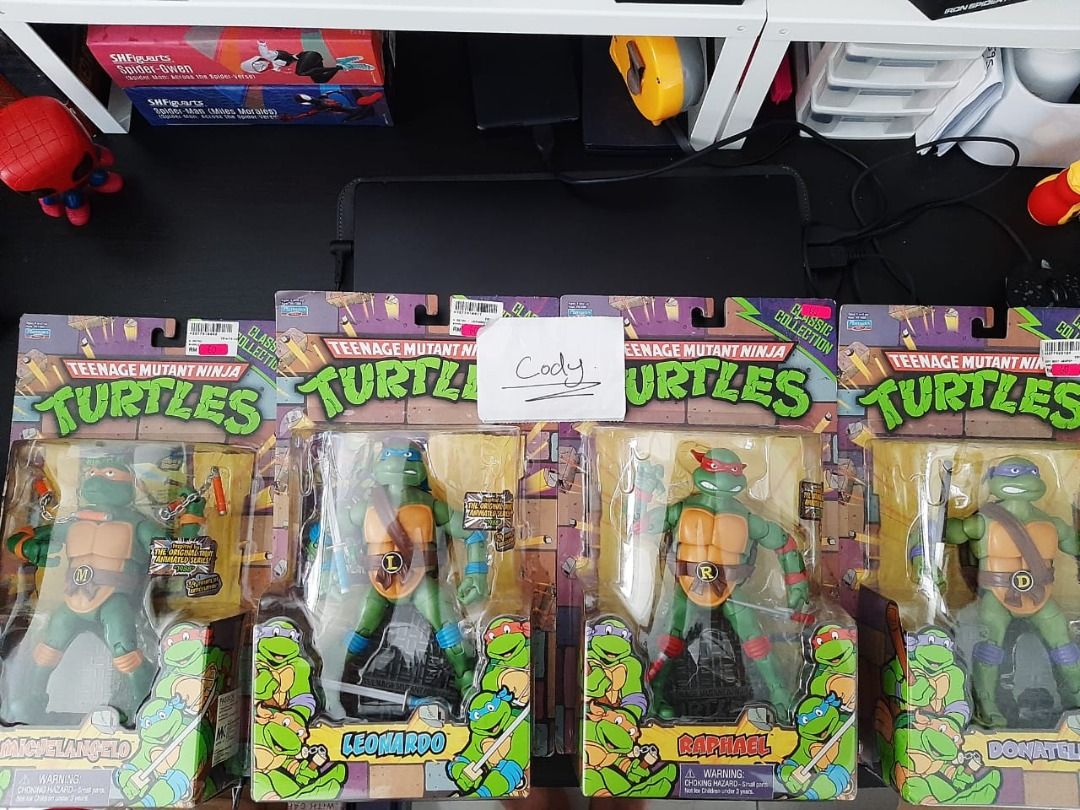 SET OF 4 ORIGINAL Playmates Toys TMNT Teenage Mutant Ninja Turtles 2012 ...