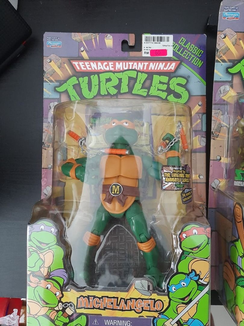 SET OF 4 ORIGINAL Playmates Toys TMNT Teenage Mutant Ninja Turtles 2012 ...