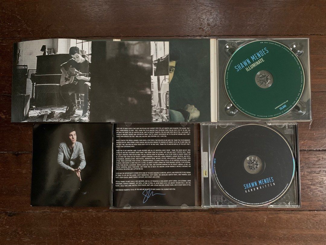 Shawn Mendes Albums (Handwritten & Illuminate), Hobbies & Toys, Music ...