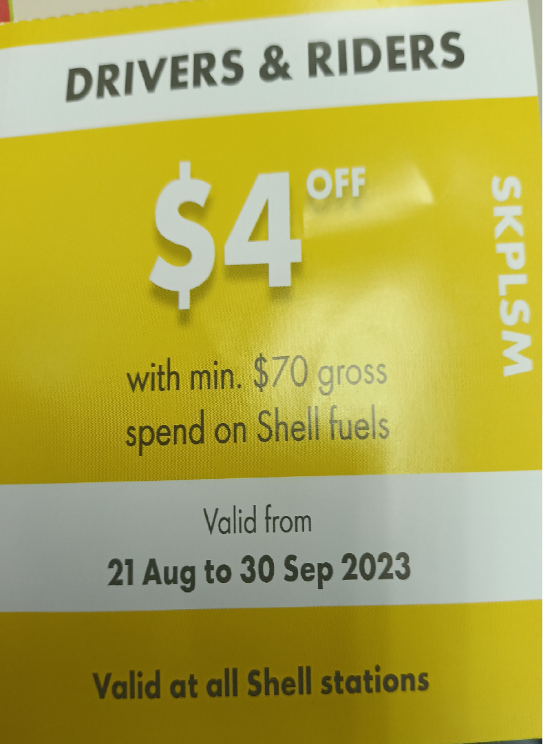 Shell Voucher for All Shell Singapore Station, Car Accessories ...