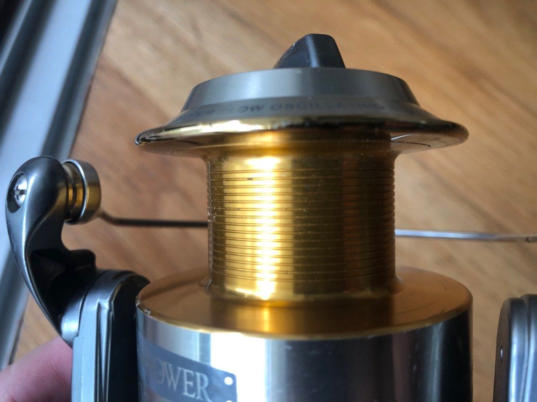 Shimano Twinpower 6000HG with 8000 line spool, Sports Equipment ...