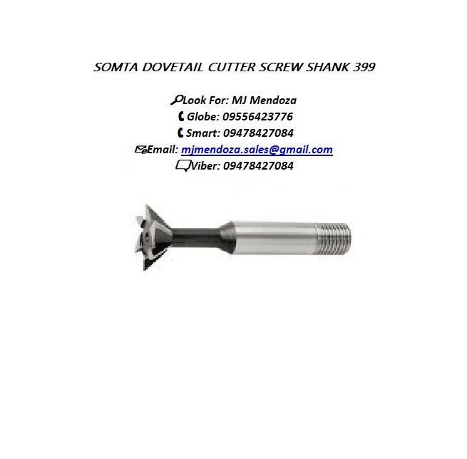 SOMTA DOVETAIL CUTTER SCREW SHANK 399, Commercial & Industrial ...