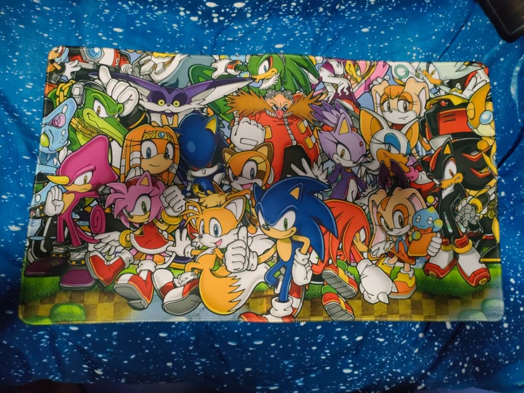 Sonic the Hedgehog Playmat/Deskpad, Hobbies & Toys, Toys & Games on ...