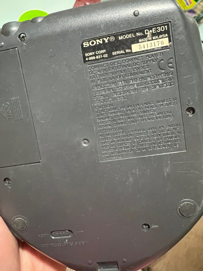 Sony Discman, Hobbies & Toys, Music & Media, CDs & DVDs on Carousell