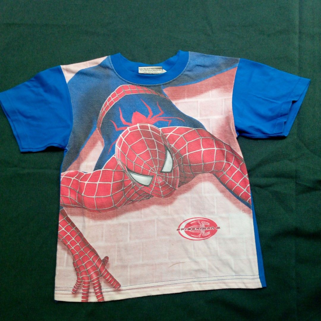 Spiderman merch baby tee size kids medium, Women's Fashion, Tops ...