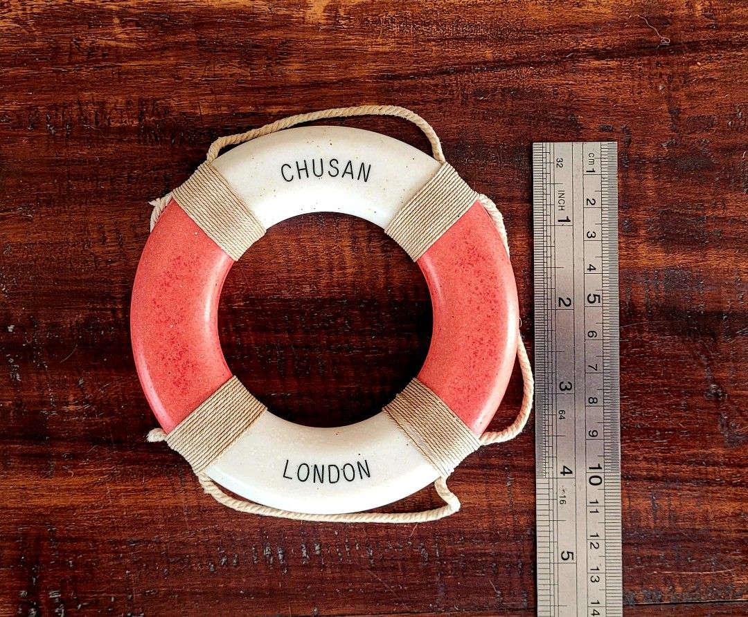 SS Chusan Mini Lifebuoy (not quite The Titanic), Hobbies & Toys ...