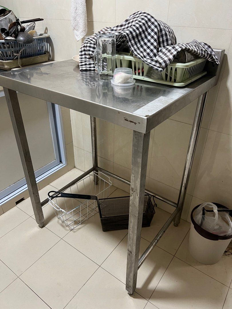 Stainless Steel High Table, TV & Home Appliances, Kitchen Appliances ...