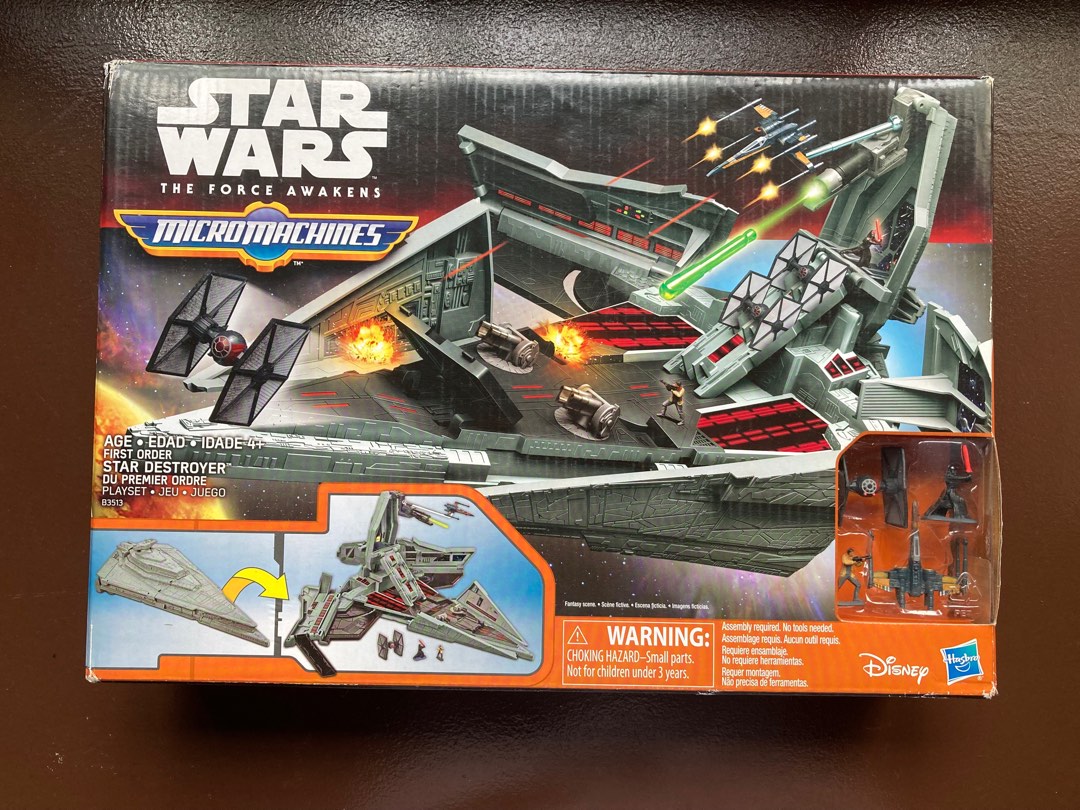Star Wars The Force Awakens Micro Machines First Order Star Destroyer ...