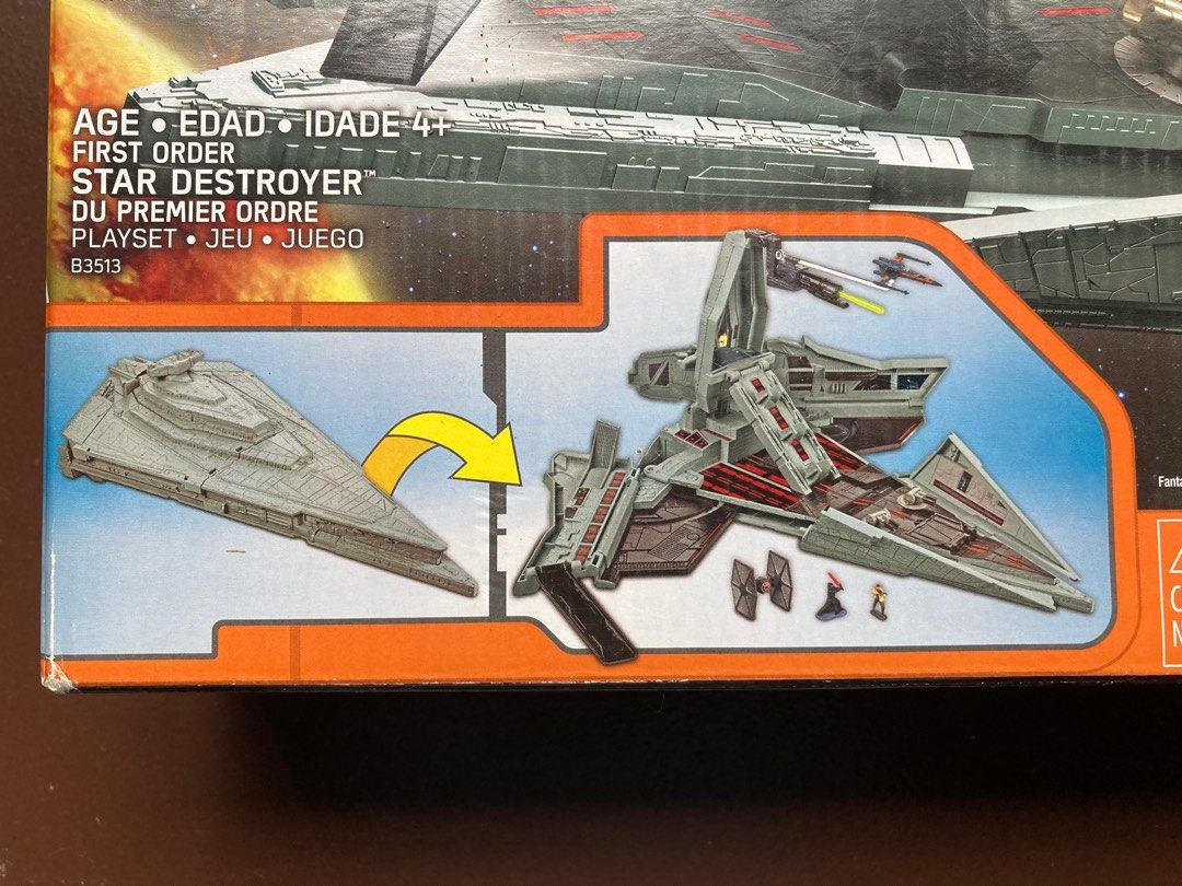Star Wars The Force Awakens Micro Machines First Order Star Destroyer ...