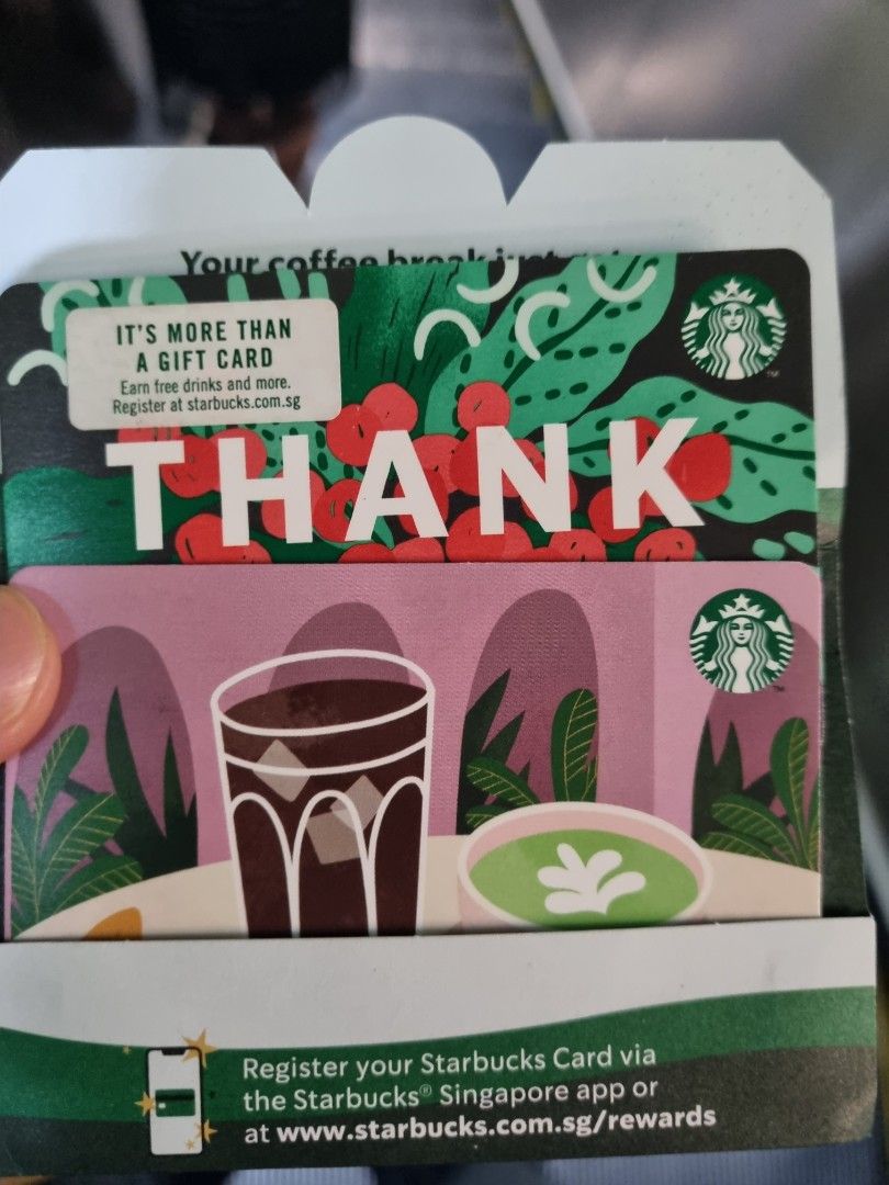 Starbucks prepaid card, Tickets & Vouchers, Store Credits on Carousell
