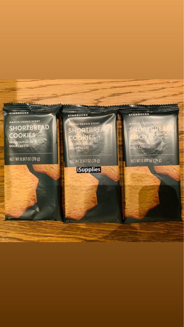 Starbucks Shortbread Cookies with Queso De Bola Cheese on Carousell