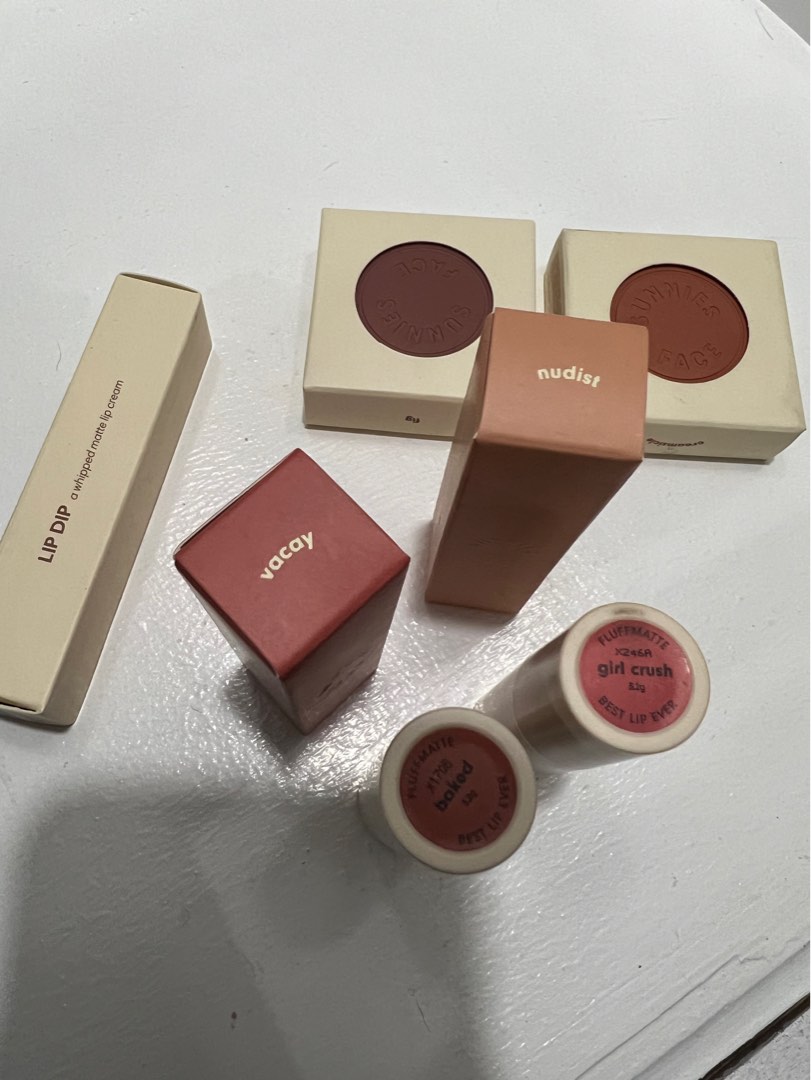 *TAKE ALL* Sunnies Face Fluffmates Lip Dip Air Blush on Carousell