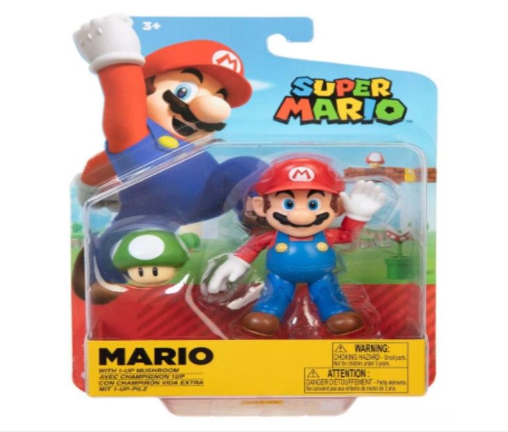 Super Mario 4 Inch Limited Articulation: Mario, Hobbies & Toys, Toys ...