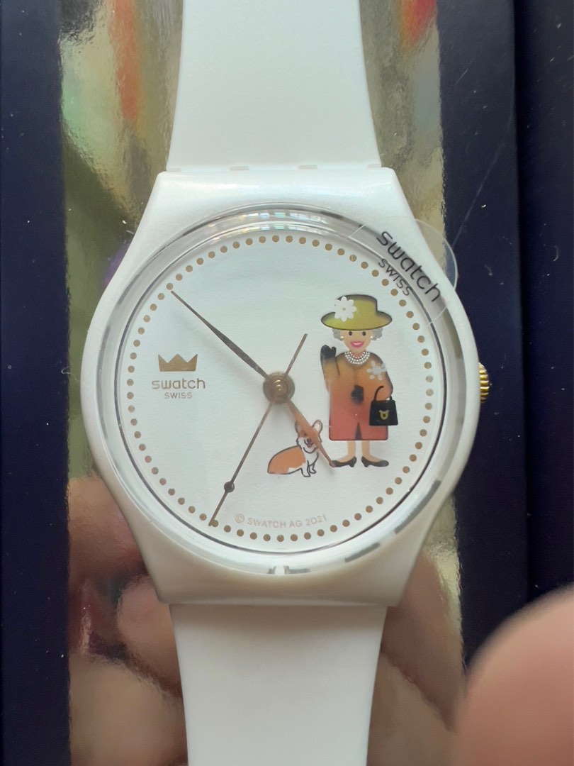SWATCH LIMITED EDITION QUEEN ELIZABETH on Carousell