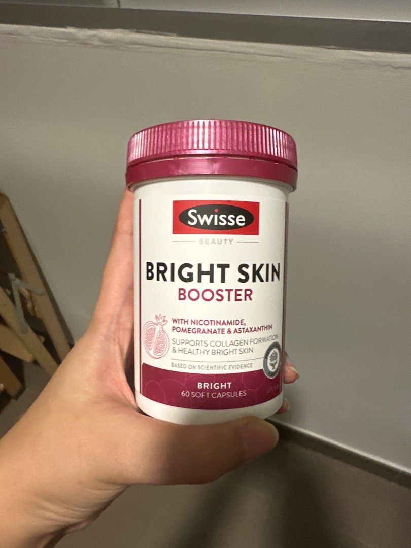 Swisse Bright Skin Booster 60s, Health & Nutrition, Health Supplements ...