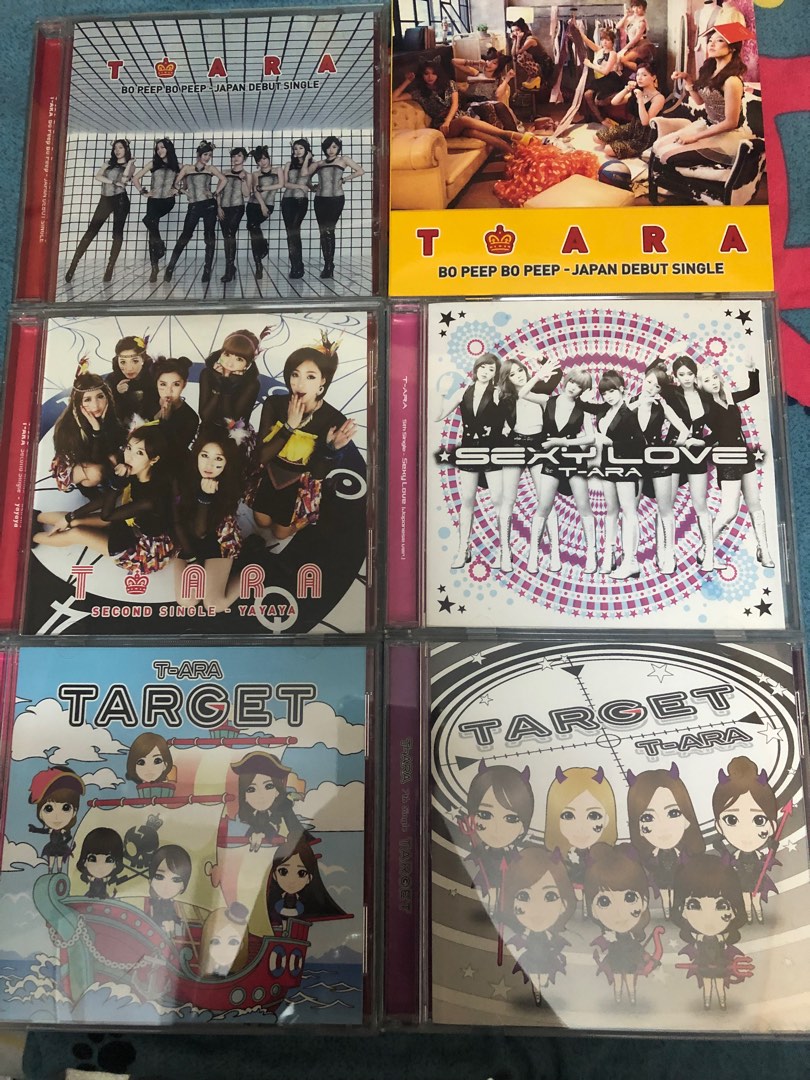 T-ARA Japanese Album Bo Beep Bo Beep Yayaya Sexy Love Target, 興趣及遊戲, 收藏品及紀念品, 韓流 - Carousell