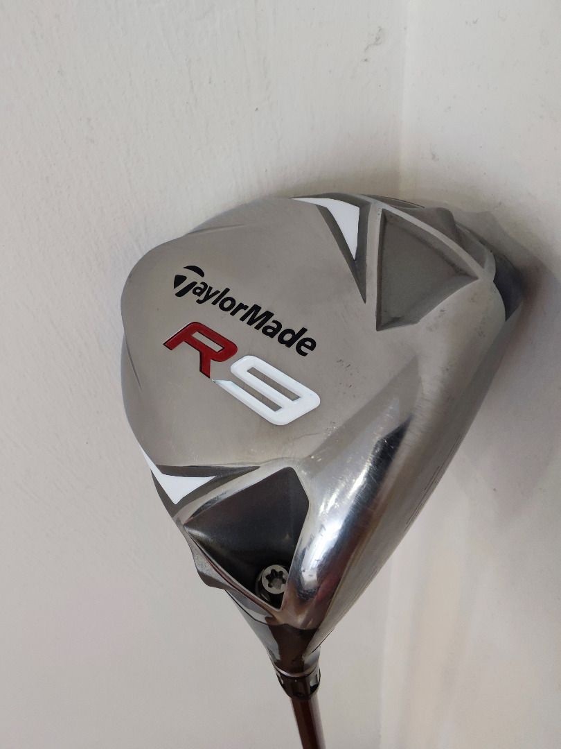 TaylorMade R9 Driver 9.5 Degrees loft with Fujikura Motore Flex R Shaft ...